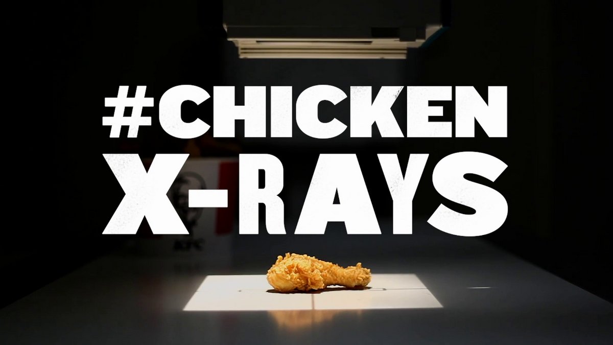 KFC フライドチキンのレントゲン写真で品質と信頼性をアピール！ 「Chicken X-Rays」キャンペーン！！ – ぽりとぴ