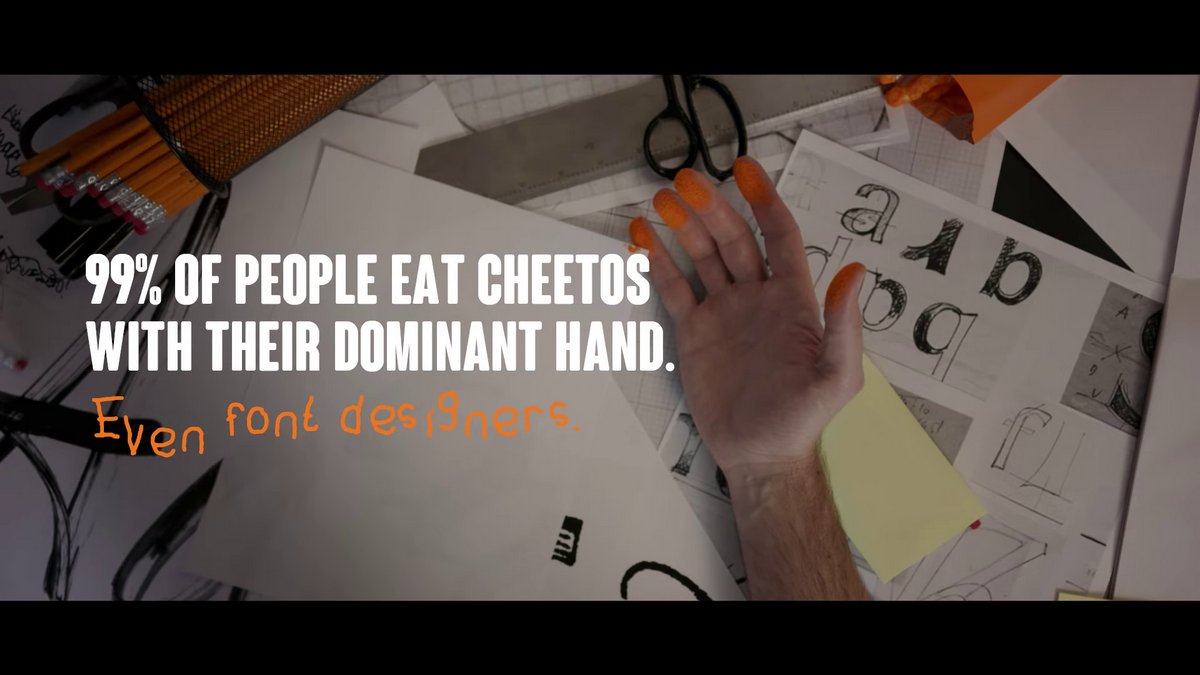 片手で作られた無料フォント！チートスの『Other Hand Font』が登場！ – ぽりとぴ